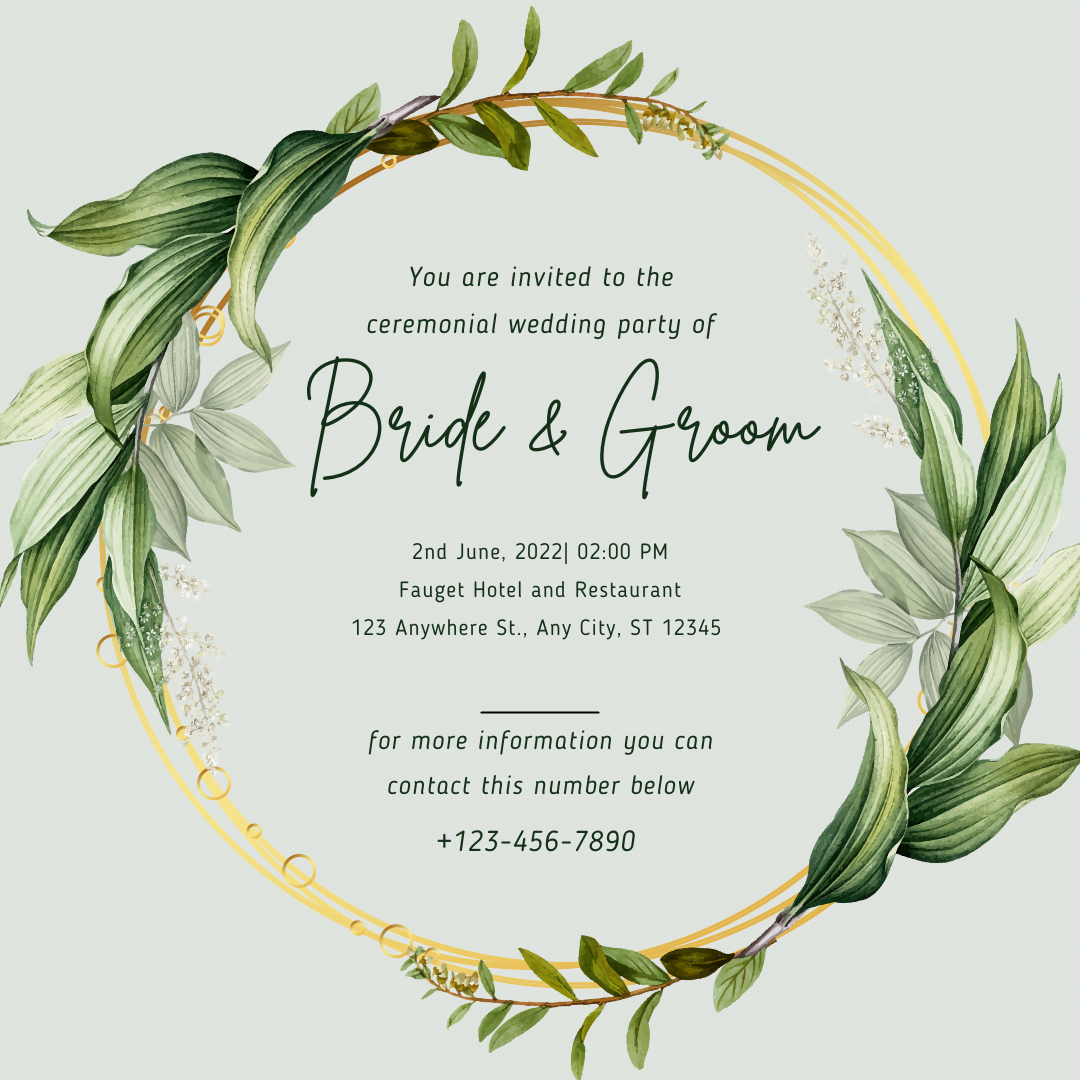 Wedding/Events Evites - JTAD Prints Official Website